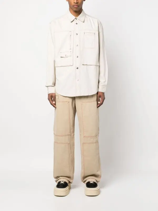 MARANT Pascuale Shirt Jacket - Neutrals