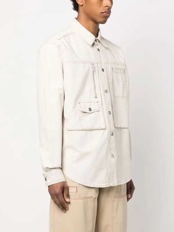 MARANT Pascuale Shirt Jacket - Neutrals