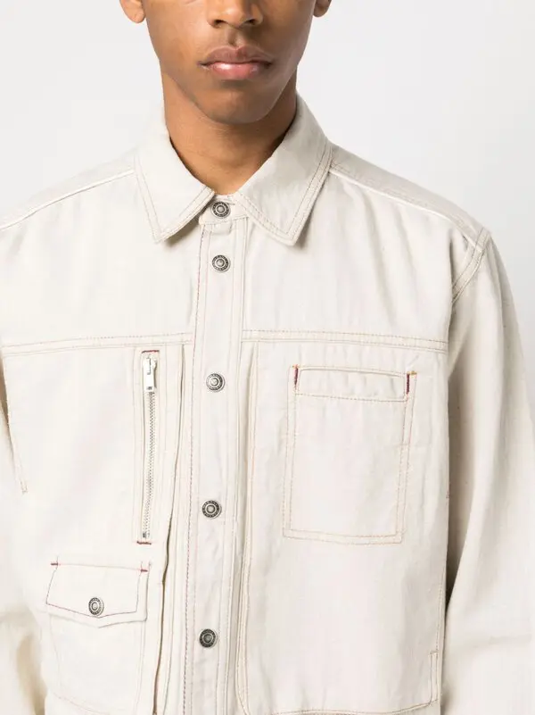 MARANT Pascuale Shirt Jacket - Neutrals