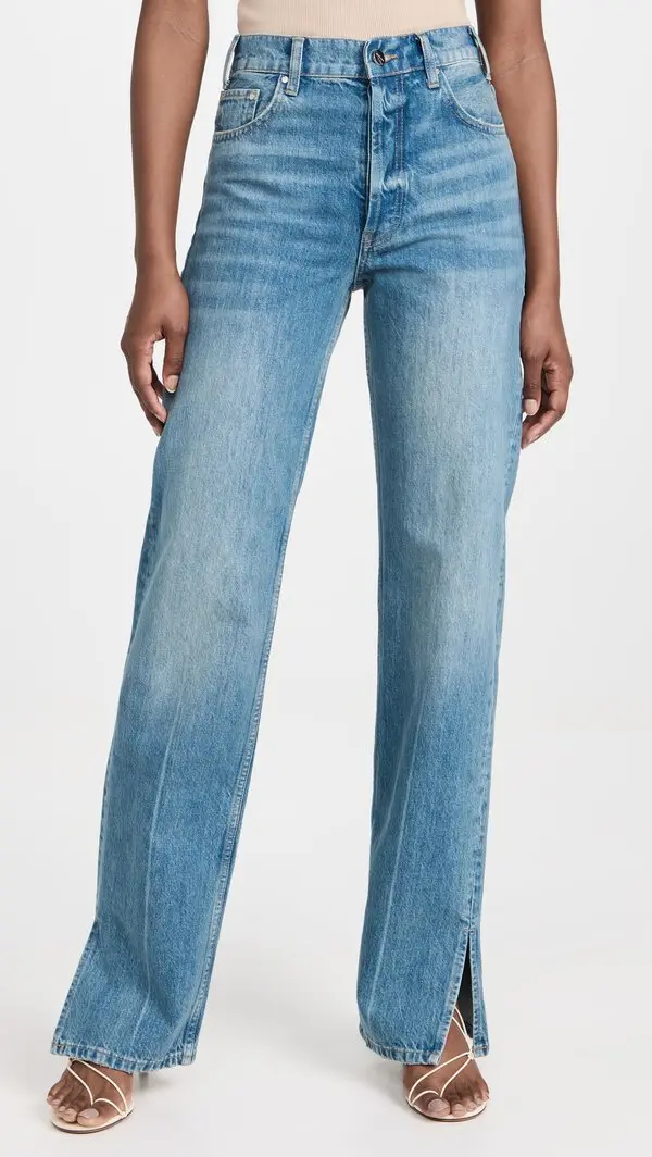 ANINE BING Roy Jeans - Nordic Blue