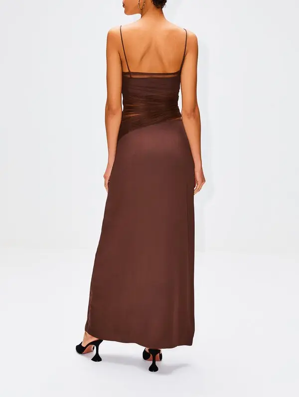 christopher esber contrast sheer panel dress Christopher Esber Contrast Sheer Panel Dress  Rent a Dress