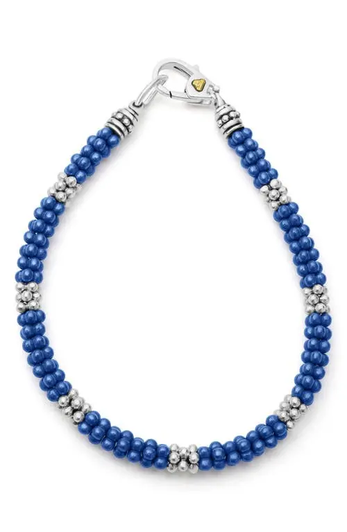 Lagos Set Of 3 Caviar Beaded Bracelets