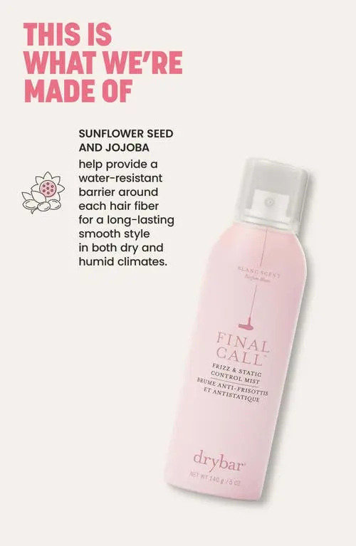 DRYBAR Final Call™ Frizz & Static Control Mist Scent - Blanc