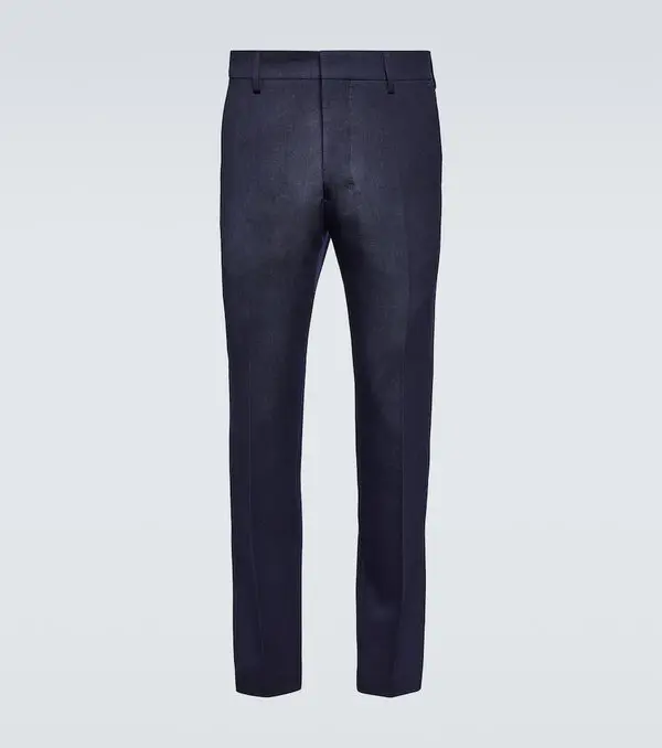 Ami Straight Wool Trousers