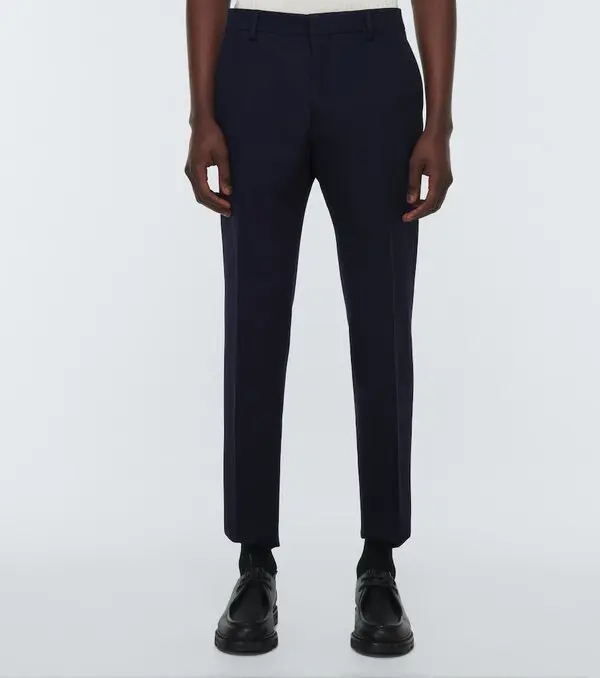 Ami Straight Wool Trousers