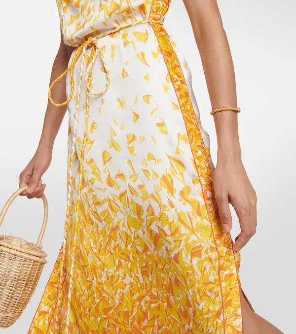 Poupette St Barth Isabelle One-shoulder Maxi Dress