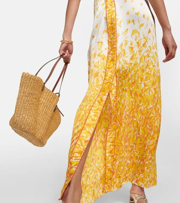 Poupette St Barth Isabelle One-shoulder Maxi Dress