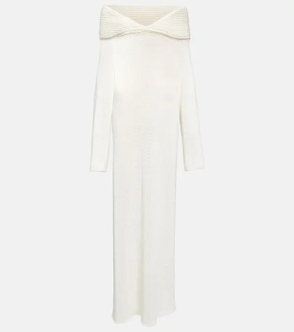 Khaite Cyra Knitted Maxi Dress