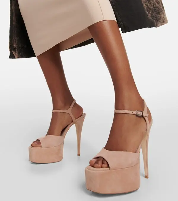 Paris Texas Pamela Suede Sandals