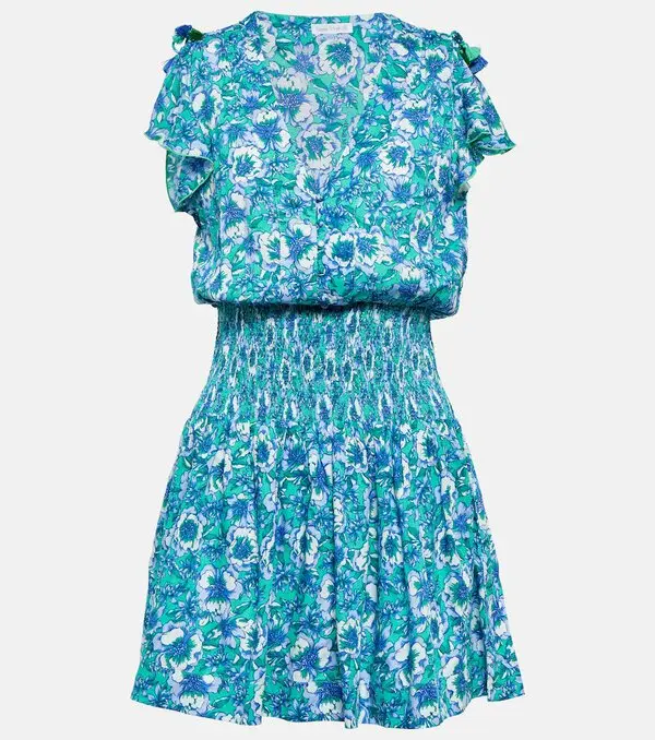 Poupette St Barth Rachel Floral Mini Dress