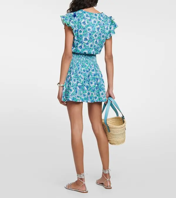 Poupette St Barth Rachel Floral Mini Dress