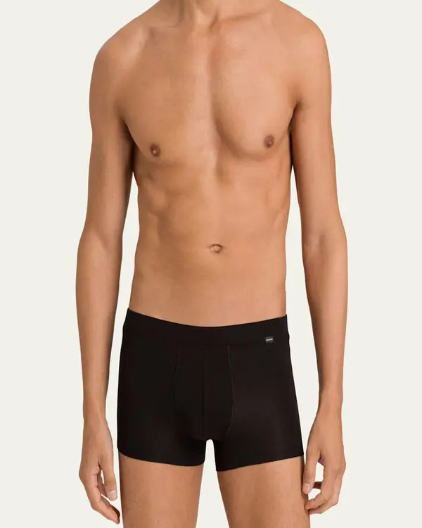 Hanro Natural Function Boxer Briefs - Black