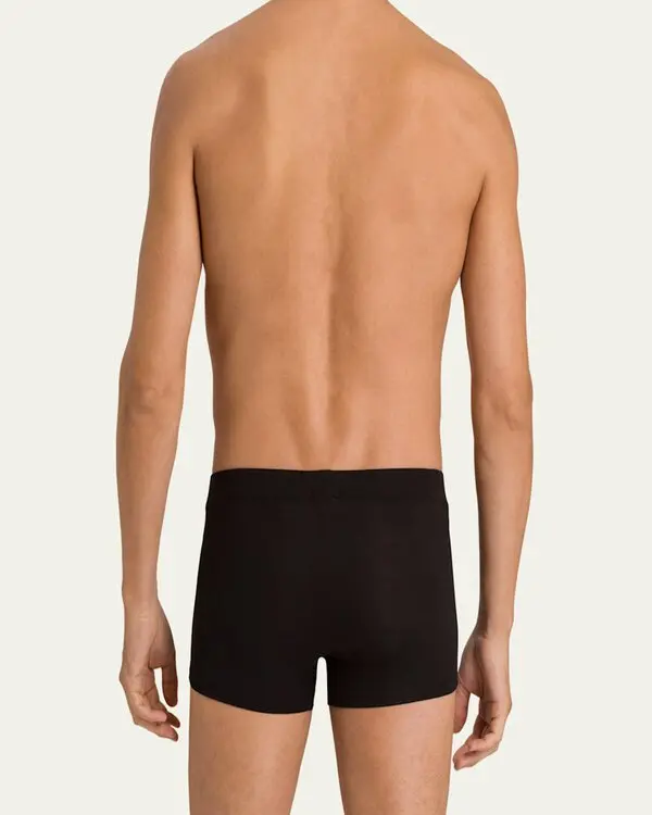 Hanro Natural Function Boxer Briefs - Black