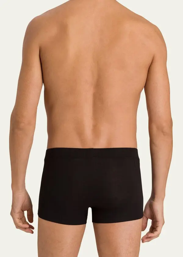 Hanro Natural Function Boxer Briefs - Black