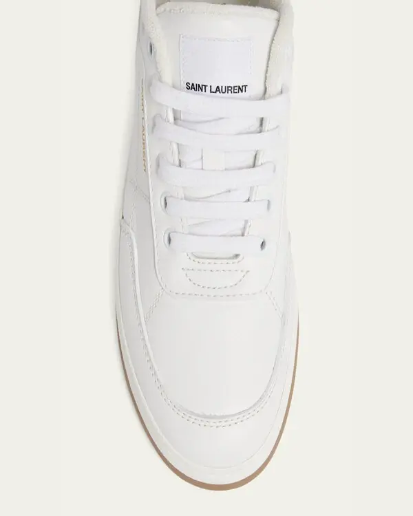 Saint Laurent Sl61 Leather Low-top Sneakers