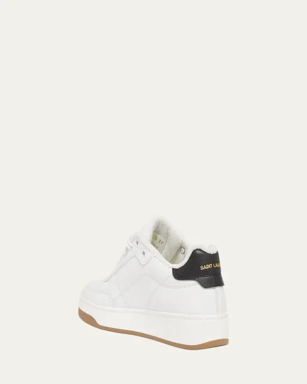 Saint Laurent Sl61 Leather Low-top Sneakers