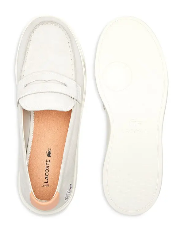 Lacoste Hybrid Penny Loafers By