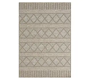 OX BAY TRADING CO. Ox Bay Colleen Diamond Indoor/outdoor Area Rug, 5' X 7 - One-color