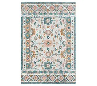 OX BAY TRADING CO. Ox Bay Bordered 5' X 7'9' Area Rug - One-color