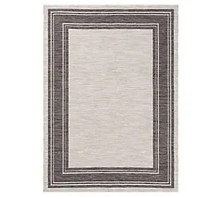 OX BAY TRADING CO. Ox Bay Bordered Pet Indoor/outdoor Area Rug, 5' X 7 - One-color