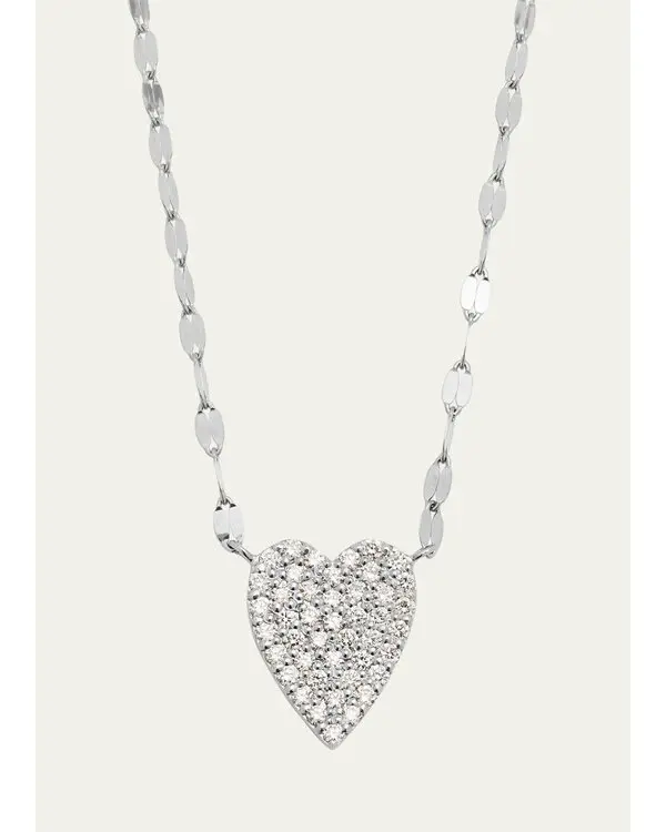 Lana Jewelry 14k Yellow Diamond Heart Pendant Necklace - Whtgld