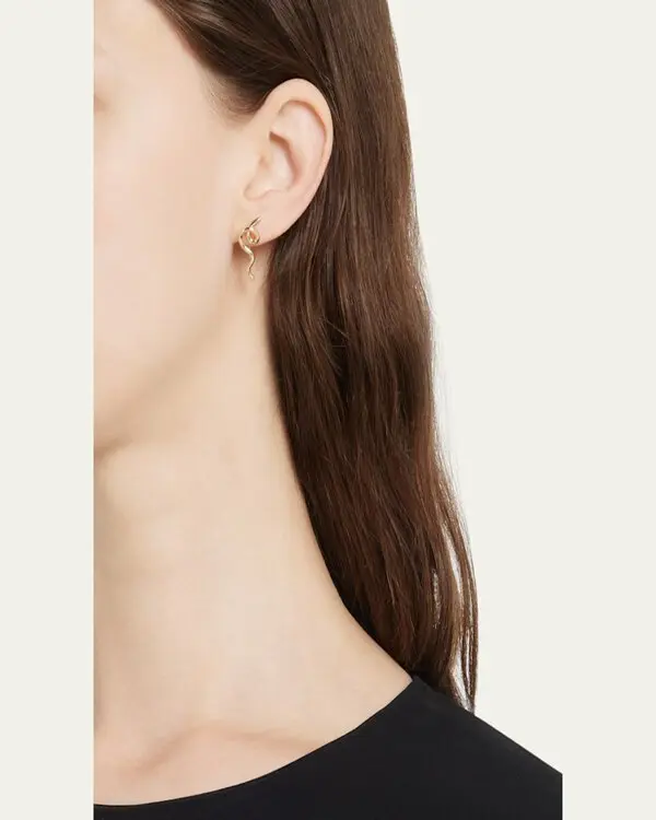 Bea Bongiasca 9k Yellow Wow Mini Climber Earrings
