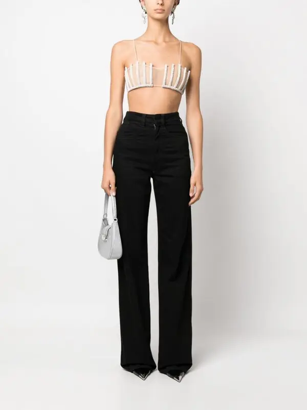 NUE Lotus Rhinestone-embellished Bralette