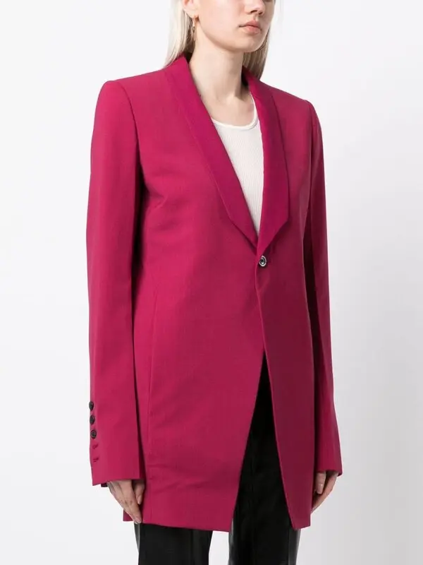 Rick Owens Narrow-notch Lapels Blazer