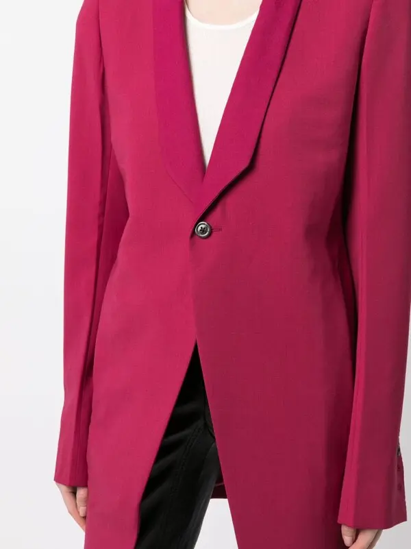 Rick Owens Narrow-notch Lapels Blazer