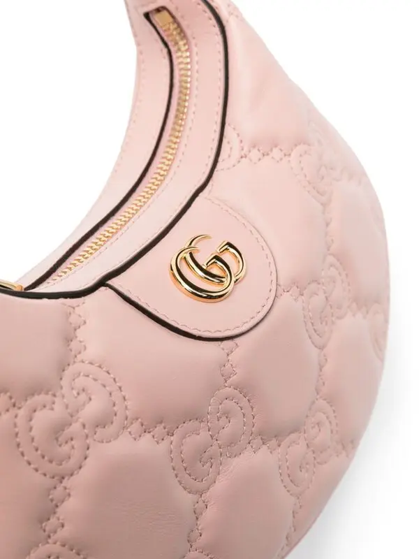 Gucci Mini Gg Matelasse Shoulder Bag - Pink