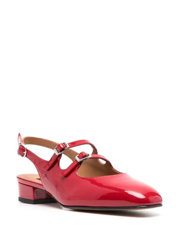 CAREL Peche Patent-leather Mary Jane Pumps
