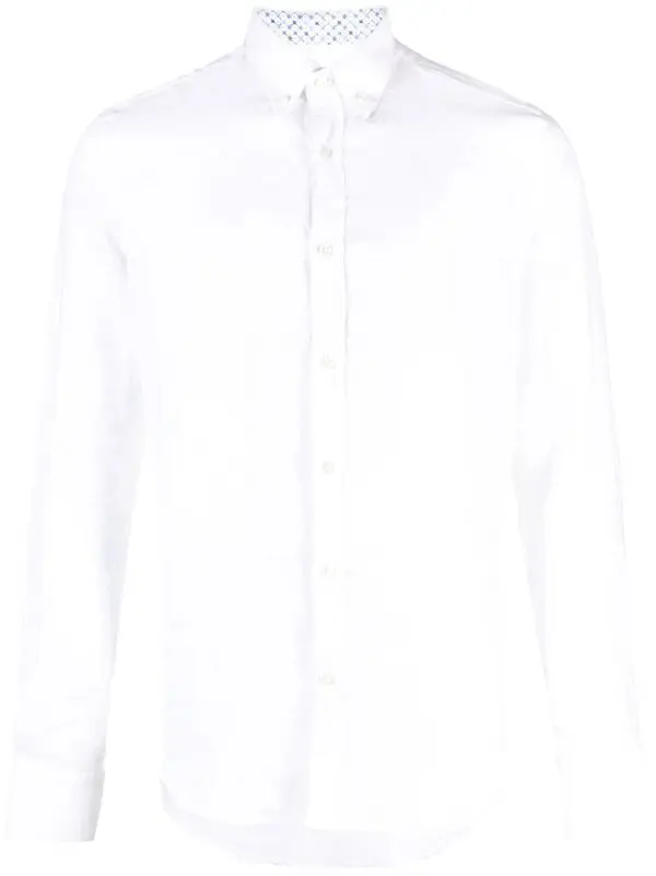 Paul & Shark Long-sleeve Linen Shirt - White