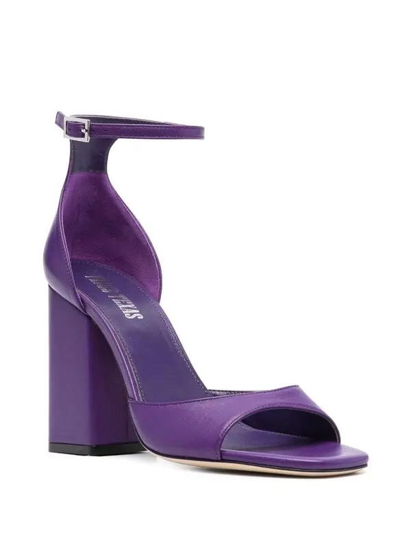 Paris Texas Fiona 95mm Block-heel Sandals - Purple