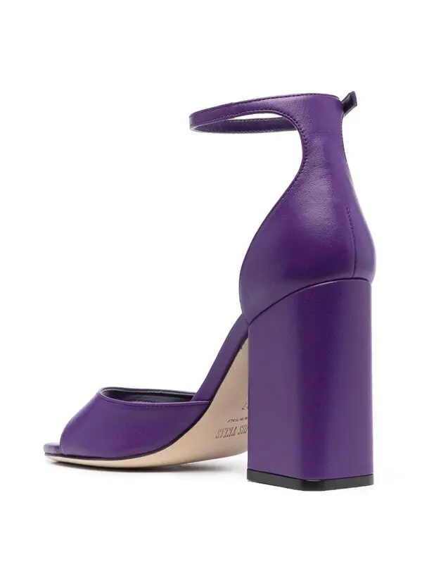 Paris Texas Fiona 95mm Block-heel Sandals - Purple