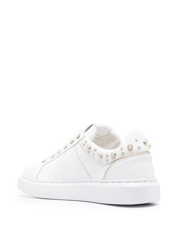 TWINSET Pearl-embellished Low-top Sneakers