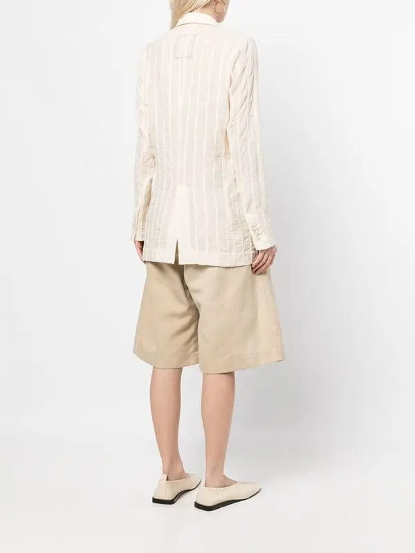 UMA WANG Oversize Wraparound Blazer - Neutrals
