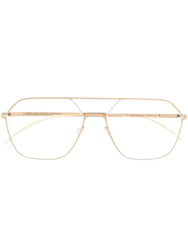Mykita Jelva Pilot-frame Glasses - Gold