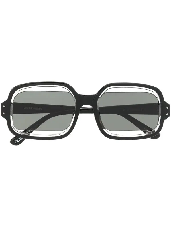 Henrik Vibskov Olga Square-frame Sunglasses - Black