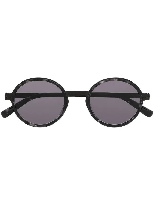 Mykita Dayo Round Frame Sunglasses - Black