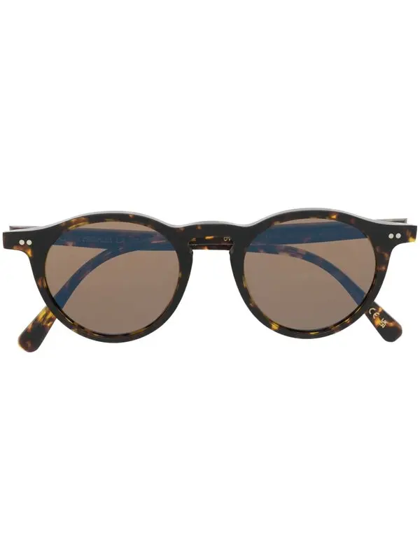 Oliver Spencer Round-frame Tinted Sunglasses - Brown