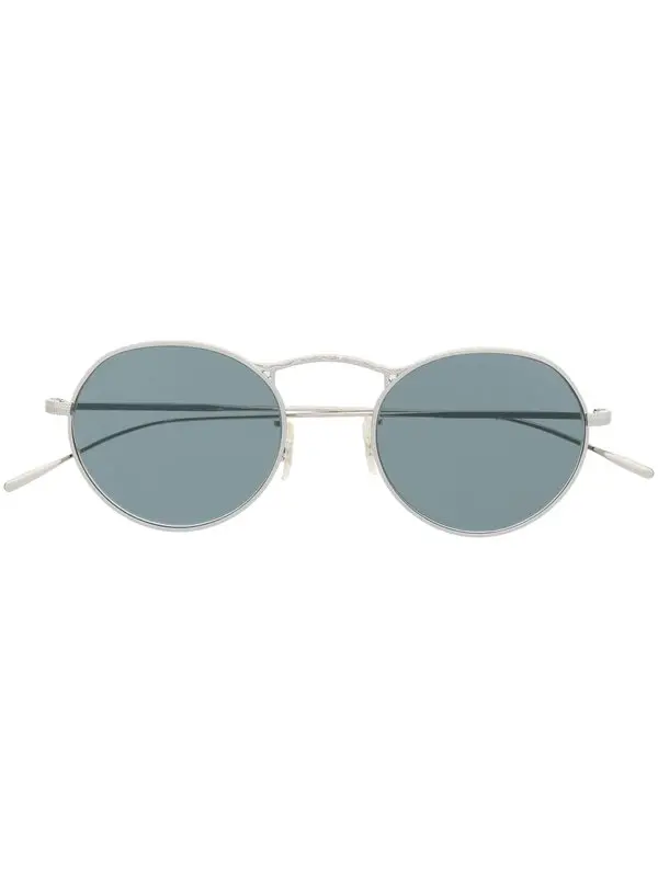 Oliver Spencer M-4 30th Round-frame Sunglasses - Silver