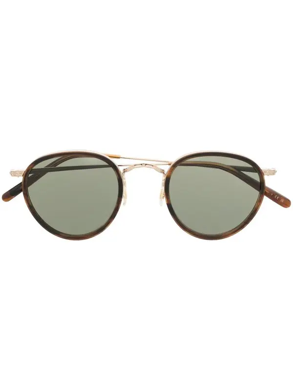 Oliver Spencer Round-frame Sunglasses - Brown