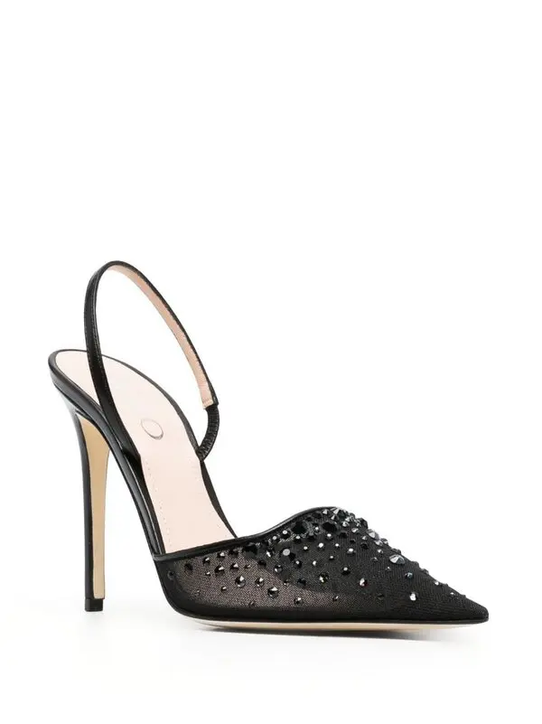 Rodo 95mm Crystal-embellished Pumps