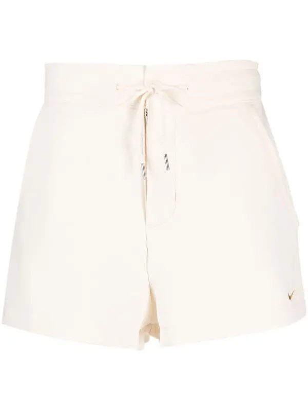 Nike Embroidered-logo Drawstring Cotton Shorts