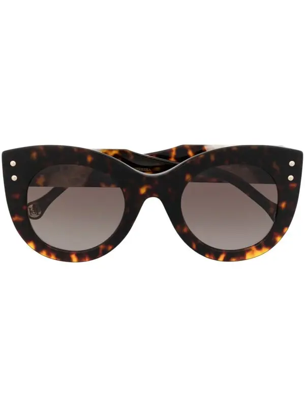 Carolina Herrera Cat-eye Frame Sunglasses - Brown