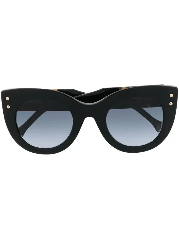 Carolina Herrera Oversized Cat-eye Sunglasses - Black