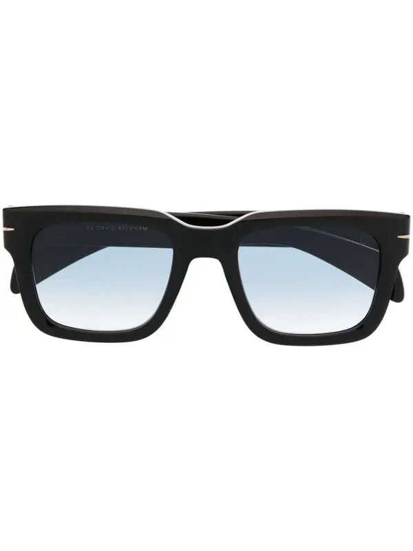 DB EYEWEAR BY DAVID BECKHAM Square-frame Sunglasses - Black