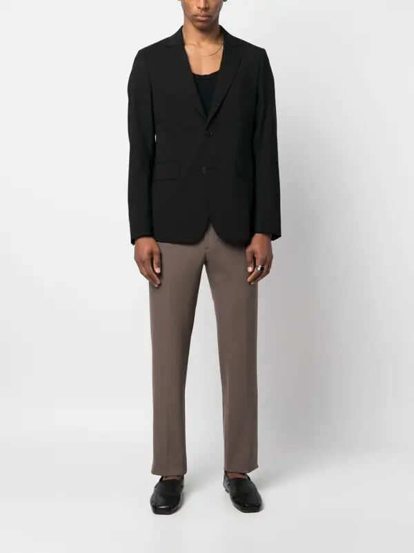 Sandro Virgin Wool Suit Jacket - Black