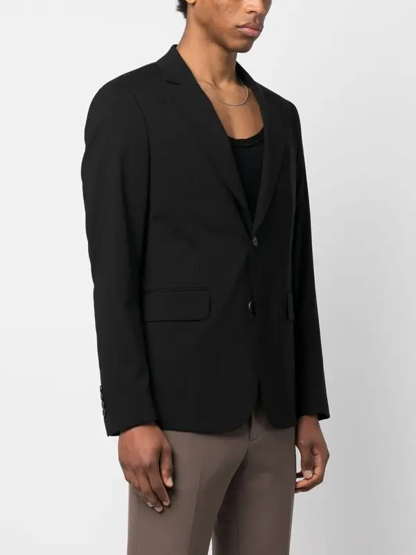 Sandro Virgin Wool Suit Jacket - Black