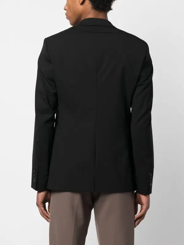 Sandro Virgin Wool Suit Jacket - Black